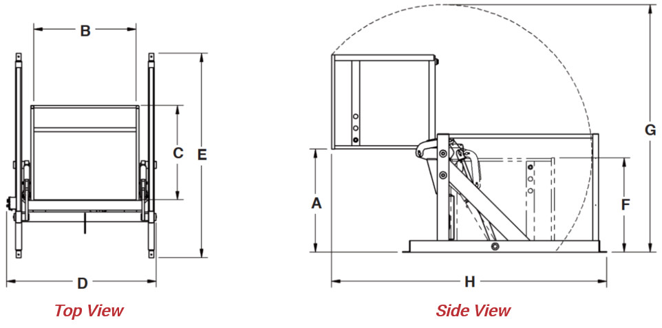 High Performance Hydraulic Bin Dumper (HDHP) | Advance Lifts